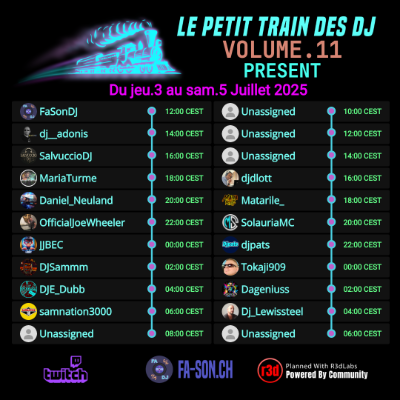 Le Petit Train Des DJ Vol. 11 R3dLabs Raid Train